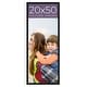 20x50 Black Picture Frame - Wood Picture Frame Complete with UV - Bed ...