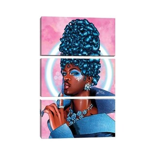 iCanvas "Lil Nas Montero" by Kaylin Taraska 3-Piece Canvas Wall Art Set ...