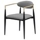 Alexis Fabric Upholstered Dining Arm Chair (Set of 2) - 22" x 21.5" x ...