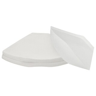 3-4 Cup Cone Coffee Paper Filters Bleach Paper 7.48x2x4.72 Inch Pack of ...