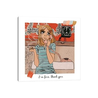 iCanvas "Margot Tenenbaum" by Lucy Michelle Canvas Print - Bed Bath ...
