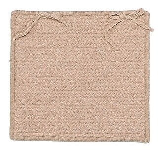 Oatmeal Brown Reversible Square Chair Pad Sample - Bed Bath & Beyond ...
