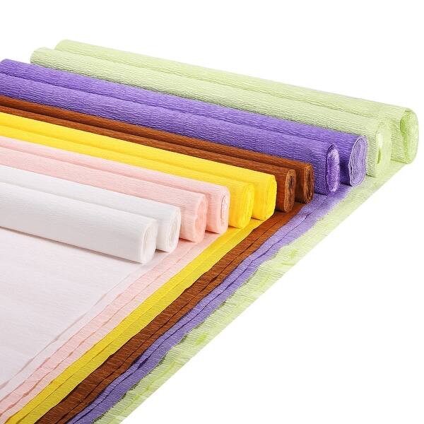 Rainbow Streamers 12 Rolls 7.5ft in 6 Colors for DIY Decorations ...