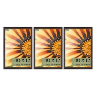 10x12 Picture Frame Set of 3 Rustic Brown Wood Picture Frames for ...