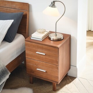 Camden Nightstand in Walnut Finish - Bed Bath & Beyond - 37718853