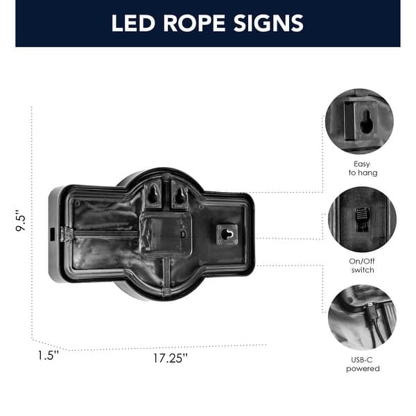 American Art Decor Dodge Super Bee Scat Pack Marquee Shaped LED Light ...