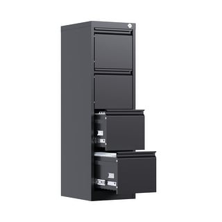 Metal File Cabinet with Lock, Drawers Vertical Filing Stoage Cabinets ...