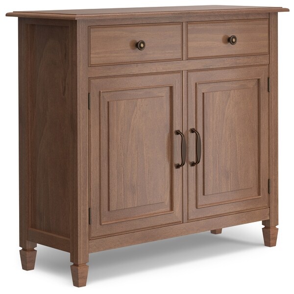 WYNDENHALL Hampshire Solid Wood Traditional Entryway Storage Cabinet 40 w x 15 d x 36 h On Sale Bed Bath Beyond 10467050