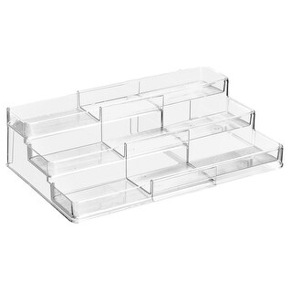 mDesign Expandable Vitamin Rack, Bathroom Storage Organizer - Bed Bath ...