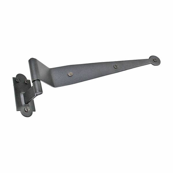 Black Wrought Iron Offset Strap Lift Off Pintle Hinge 2" L Antique ...
