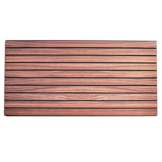 Dundee Deco Auburn Faux Wood 3D Wall Panels, Styrofoam Facing, Cladding ...
