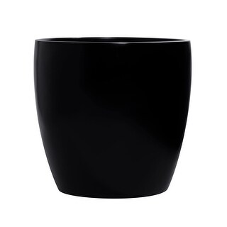 Root and Stock Napa Round Cylinder Fiberglass Planter - Bed Bath ...