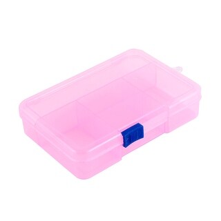 Jewelry Beads Fish Bait Plastic 5 Slots Storage Box Case Organizer ...