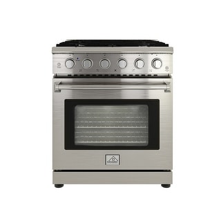 30 inch. 4.55 cu. ft. Front Control Freestanding Gas Range with Oven in ...
