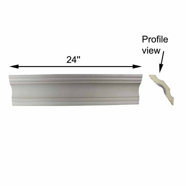 Simple Cornice White Urethane Northbridge 2 7/8" H | Renovator's Supply ...