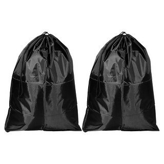 2pcs 27.5" Height Clothes Storage Double Drawstring Bag for Camping ...