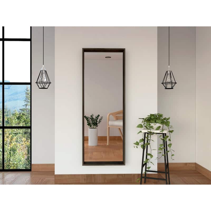 TUHOME Trento 59-Inch High Rectangular Mirror - Overstock - 32404572
