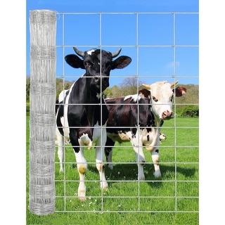 Cattle Fence 4ft x 164ft - Heavy Duty Galvanized Wire Fencing ...