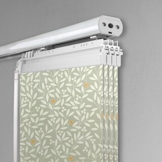 InStyleDesign Lucinda 4-Panel Single Rail Panel Track Extendable 48"-88 ...