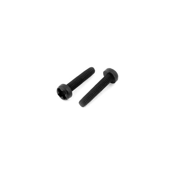 M2 x 10mm Plastic Phillips Cross Pan Head Machine Screws Black 50 PCS ...