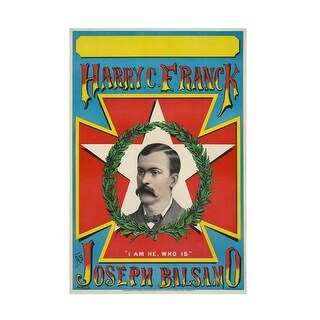 Print Collection 'Harry C Franck as Joseph Balsamo' Canvas Art - Bed ...