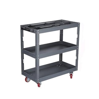 Tool Trolley with Adjustable Dividers, Lockable Wheels & Handle - Bed ...