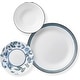 18-Piece Dinnerware Set, Service for 6 - Dinnerware Set + Bowls Set of ...