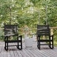 Classic Commercial Grade All-Weather Outdoor Rocking Chairs (Set of 2 ...