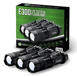EcoGear FX E300 EDC Tactical Flashlight 3-Pack - Bed Bath & Beyond ...