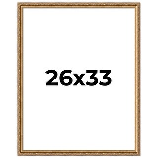 26x33 Frame Red Solid Wood Picture Frame Width 1.75 Inches | Interior ...