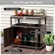 Feasto Stainless Steel Garden Potting Bench with Storage Cabinet - Bed ...