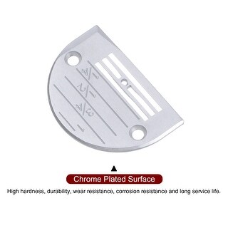 2pcs E24 No.18 & No.20 Needle Hole Chrome Plated Needle Plate for ...