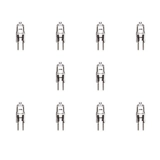 Bulbrite Halogen Pack of (10) Dimmable 24-Volt T3 Mini Bulbs with GY6 ...