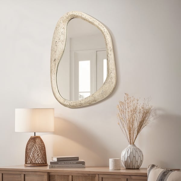 travertine wall mirror