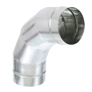 4" OD 90 Degree Elbow Duct Pipe Connector Dryer Vent Round Tube Fitting ...