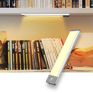 LEPOTEC 8Inch 30LED Warm Wireless Under Cabinet Light 1Set - Silver ...
