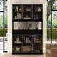 Tall Modular Display Storage Cabinet Bookcase w/Light Home Office - Bed ...
