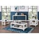 Cordero Wood and Glass Top 66-Inch Wide Sofa Console Table - Bed Bath ...