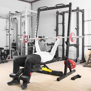 Adjustable Half-frame Power Cage Multifunctional Squat Rack ...