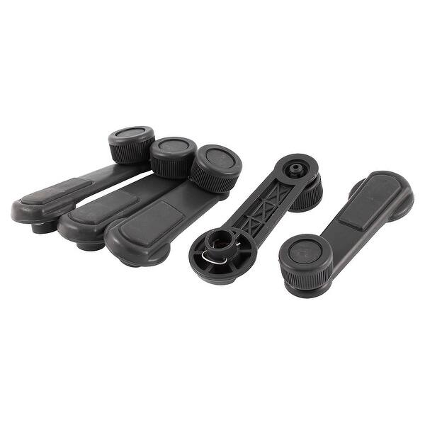 5 Pcs Black Plastic Universal Car Window Winder Cranks Handle Lever ...