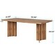 63-Inch Home Office Executive Desk, Vintage Computer Desk for Home ...