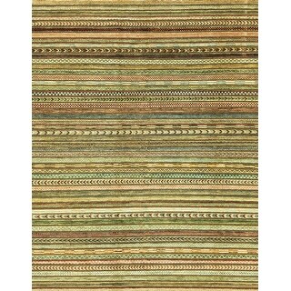 Ahgly Company Machine Washable Abstract Metallic Gold Area Rugs - Bed ...