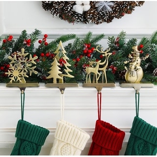 Christmas Stocking Holder - Set of 4 Stocking Hangers - Bed Bath ...
