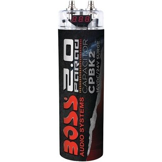 BOSS AUDIO CPBK2 2-Farad Capacitor (Black) - Bed Bath & Beyond - 16487525