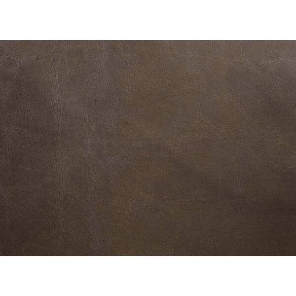 Top Grain Leather Upholstered Accent Chair with Metal Frame in Saturn ...