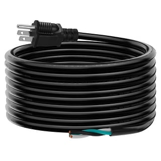 15 FT 12 AWG 3 Prong Replacement Power Cord, 20 Amp 12 Gauge 3 ...