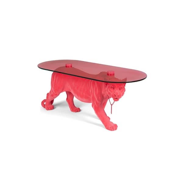 Bold Monkey Dope As Hell Pink Tiger Coffee Table - Bed Bath & Beyond ...