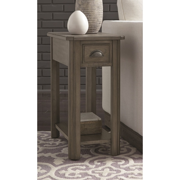 Signature Design by Ashley Breegin Brown Finish Wood Chairside End ...