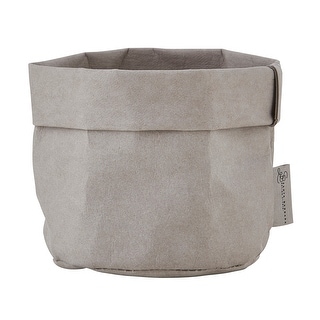 6" Gray Linen Unique Small Holder - Bed Bath & Beyond - 32295695