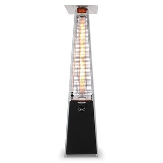 40000BTU Outdoor Courtyard Gas Tower Heater Stainless Steel Patio ...